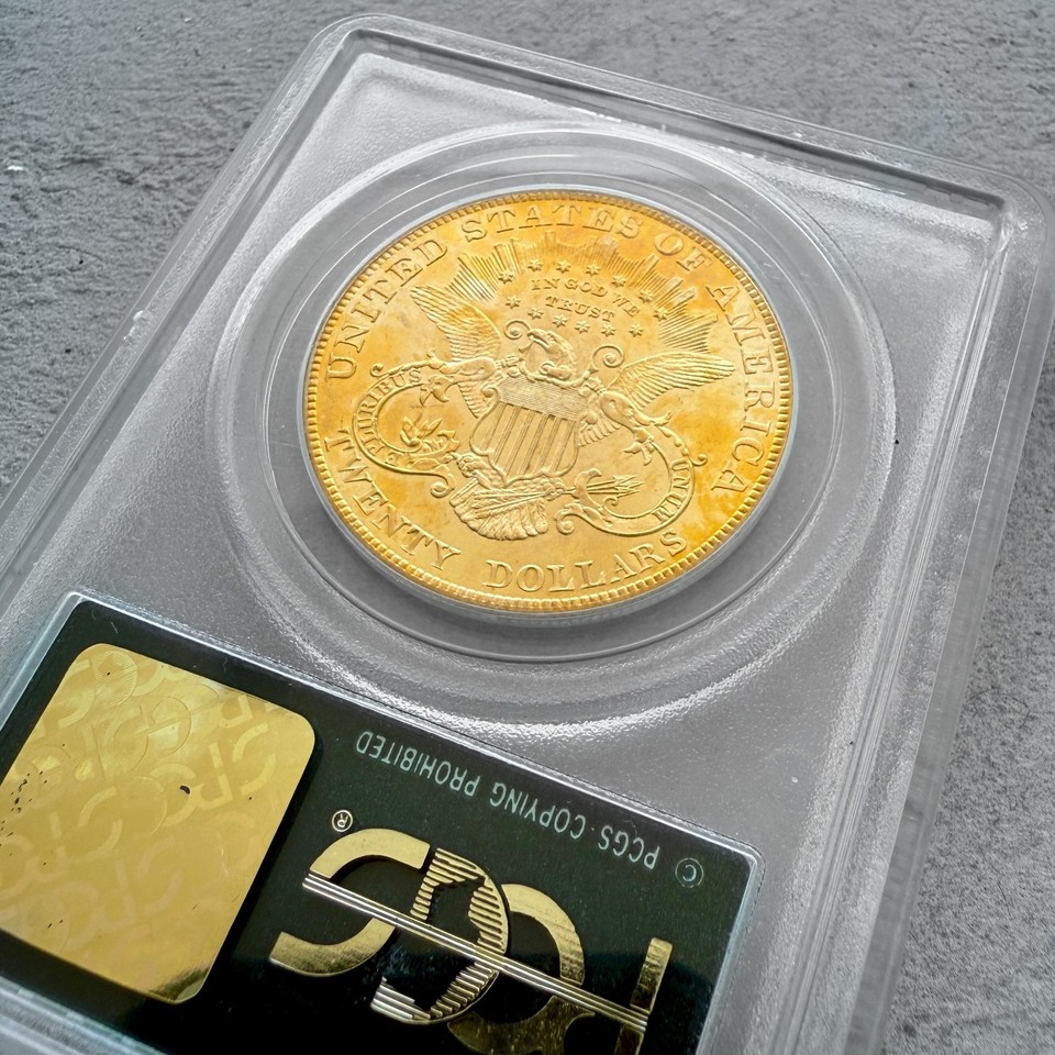 1904 United States $20 Double Eagle Gold Coin PCGS Green Label MS 65 ...