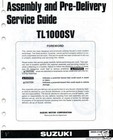 1997 SUZUKI TL1000SV ASSEMBLY PREP SERVICE MANUAL | eBay
