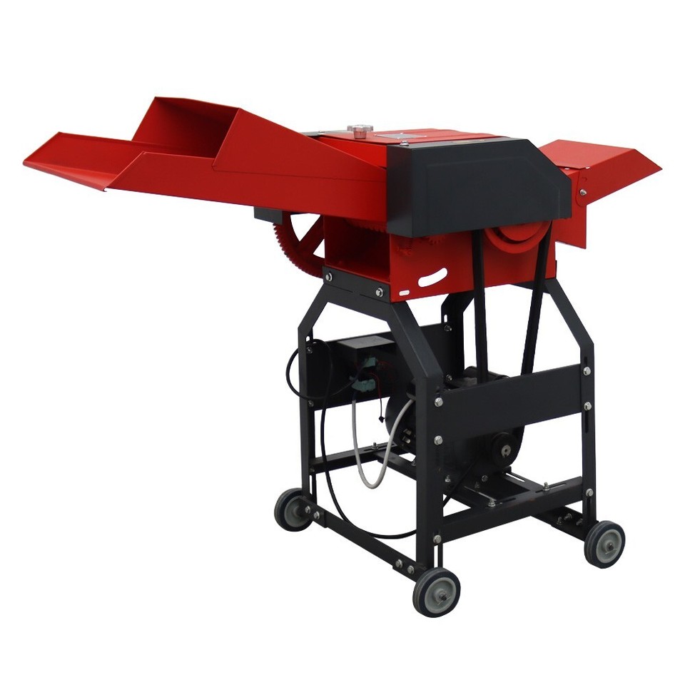 Electric Hay Cutter Straw Grass Crusher Pulverizer Shredder 110V 4 ...