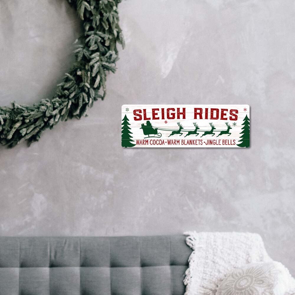 Sleigh Rides Warm Cocoa Warm Blankets Jingle Bells Holiday Decor ...