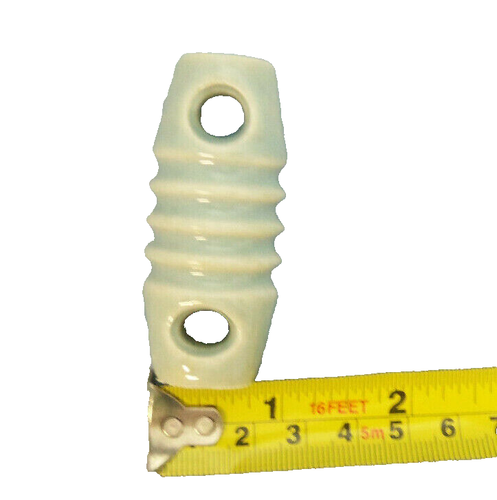 6-Pack Real Glazed Ceramic "DOG BONE" Antenna Insulator. The Dipole ...