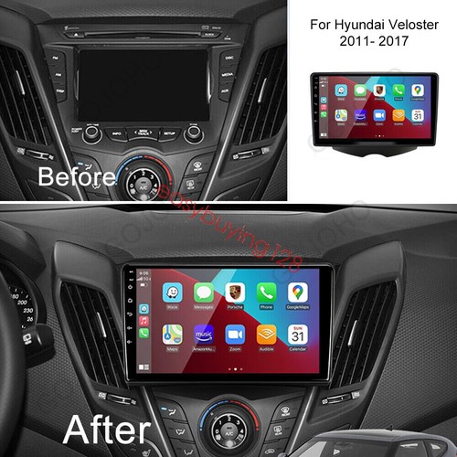 For 2011-2017 Hyundai Veloster Apple CarPlay Android 13 Car Stereo ...