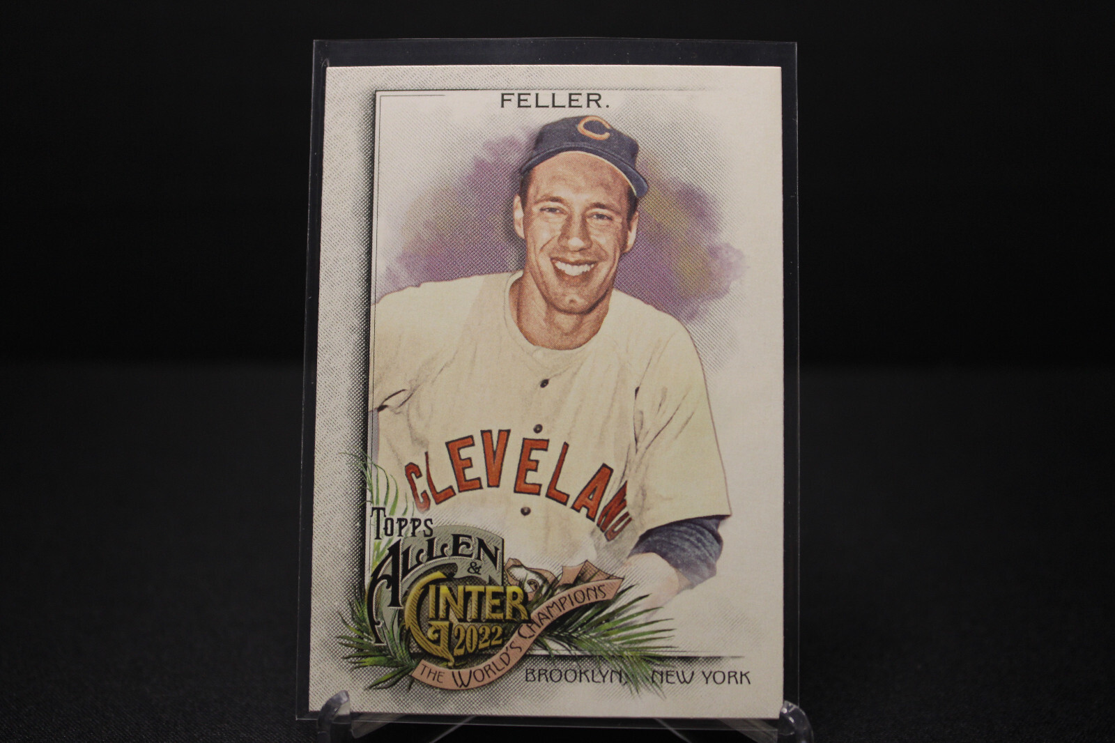 2022 Topps Allen & Ginter BOB FELLER BASE #241 HOF Cleveland Guardians ...