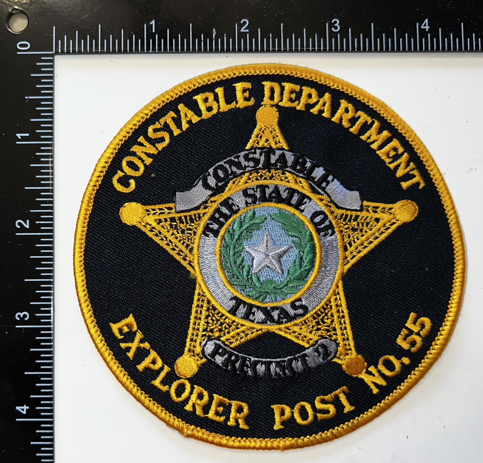 VINTAGE OBSOLETE Texas TX Constable Explorer Post 55 Patch | eBay