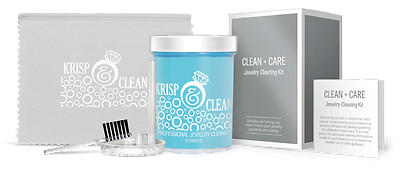 Krisp & Clean Complete Jewelry Cleaning Kit - Can be used on pearls and ...