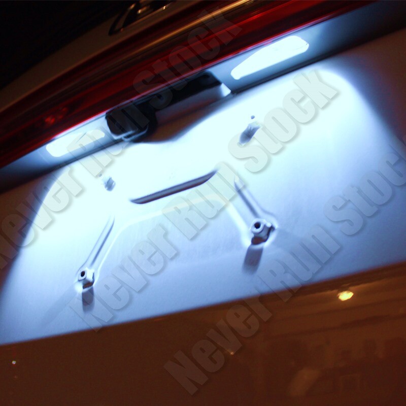 FOR CHEVY CAMARO CLEAR LENS CHROME TAIL LIGHTS +WHITE LICENSE PLATE ...