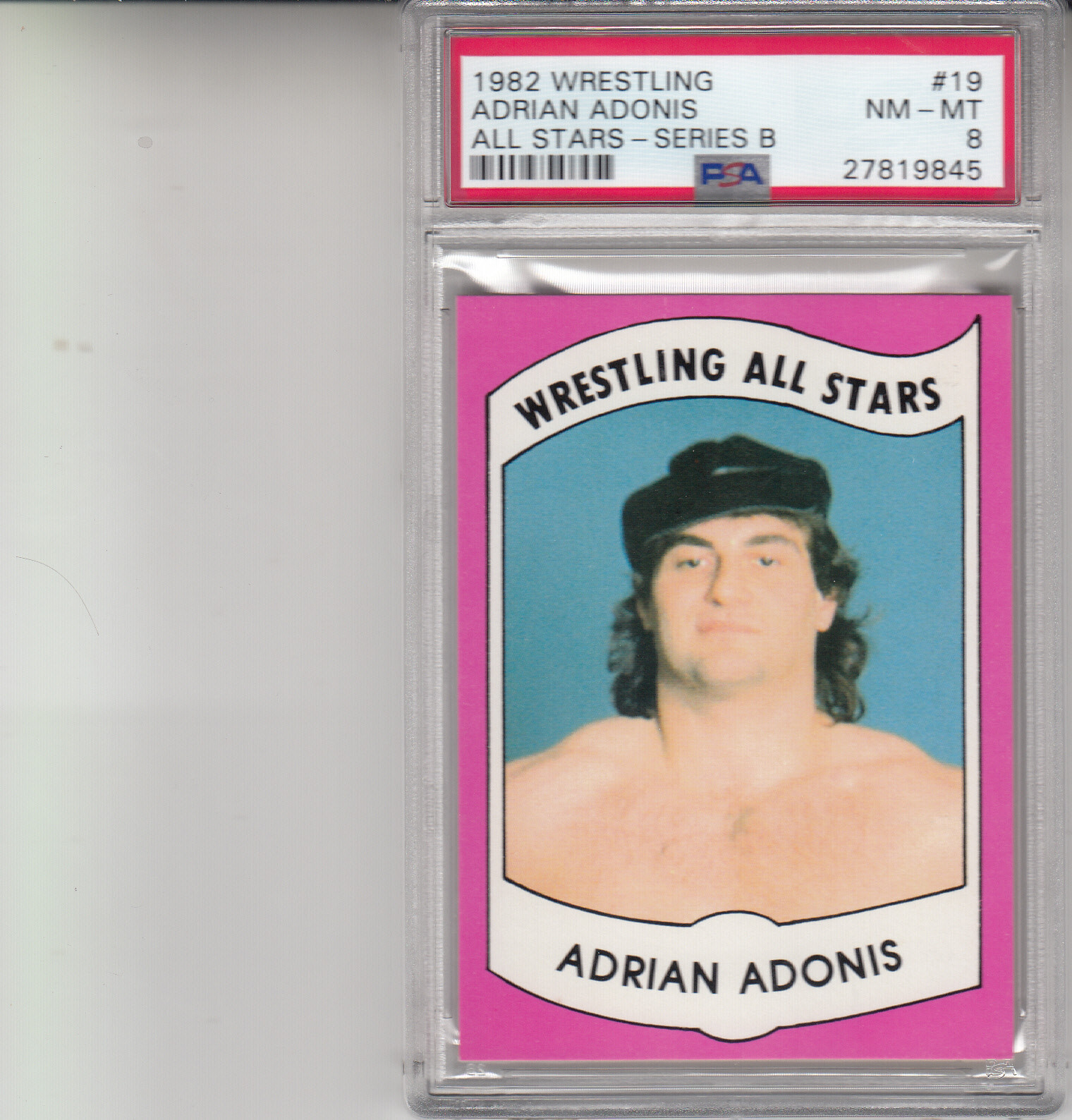 1982 Wrestling All-Stars #19 Adrian Adonis PSA 8 Series B | eBay