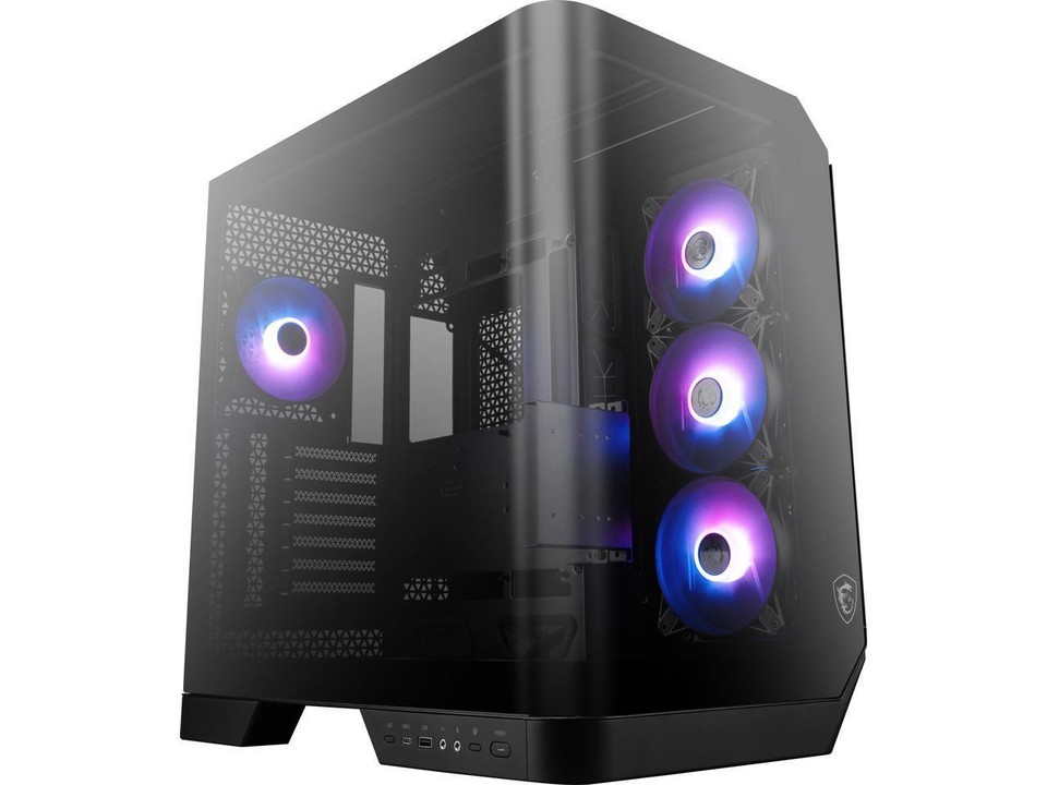MSI MAG PANO 120R PZ - ATX Mid-Tower Gaming PC Case - 270-degree ...