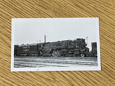 Santa Fe Railway Steam Engine Locomotive 3461 Vintage Photo ATSF | eBay