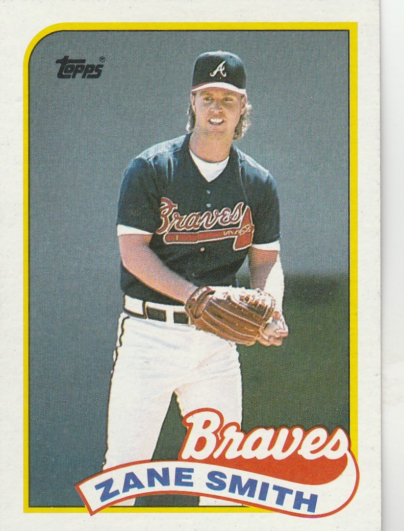 FREE SHIPPING-MINT-1989 Atlanta Braves Topps #688 Zane Smith | eBay