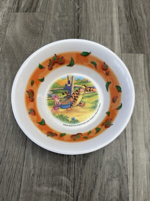 Disney Winnie The Pooh Melamine Child Snack Bowl Tigger Piglet 5.5 in ...