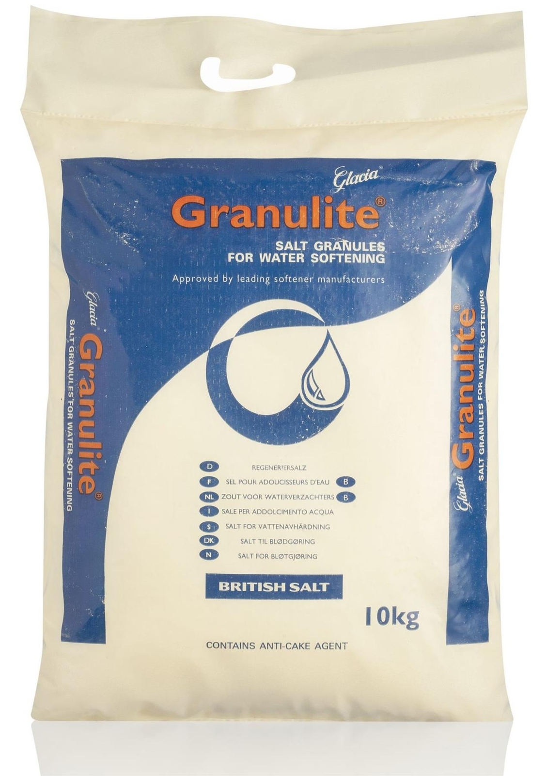 Glacia Granulite 10kg Dishwash & Water Softener Salt - Pure Granular ...