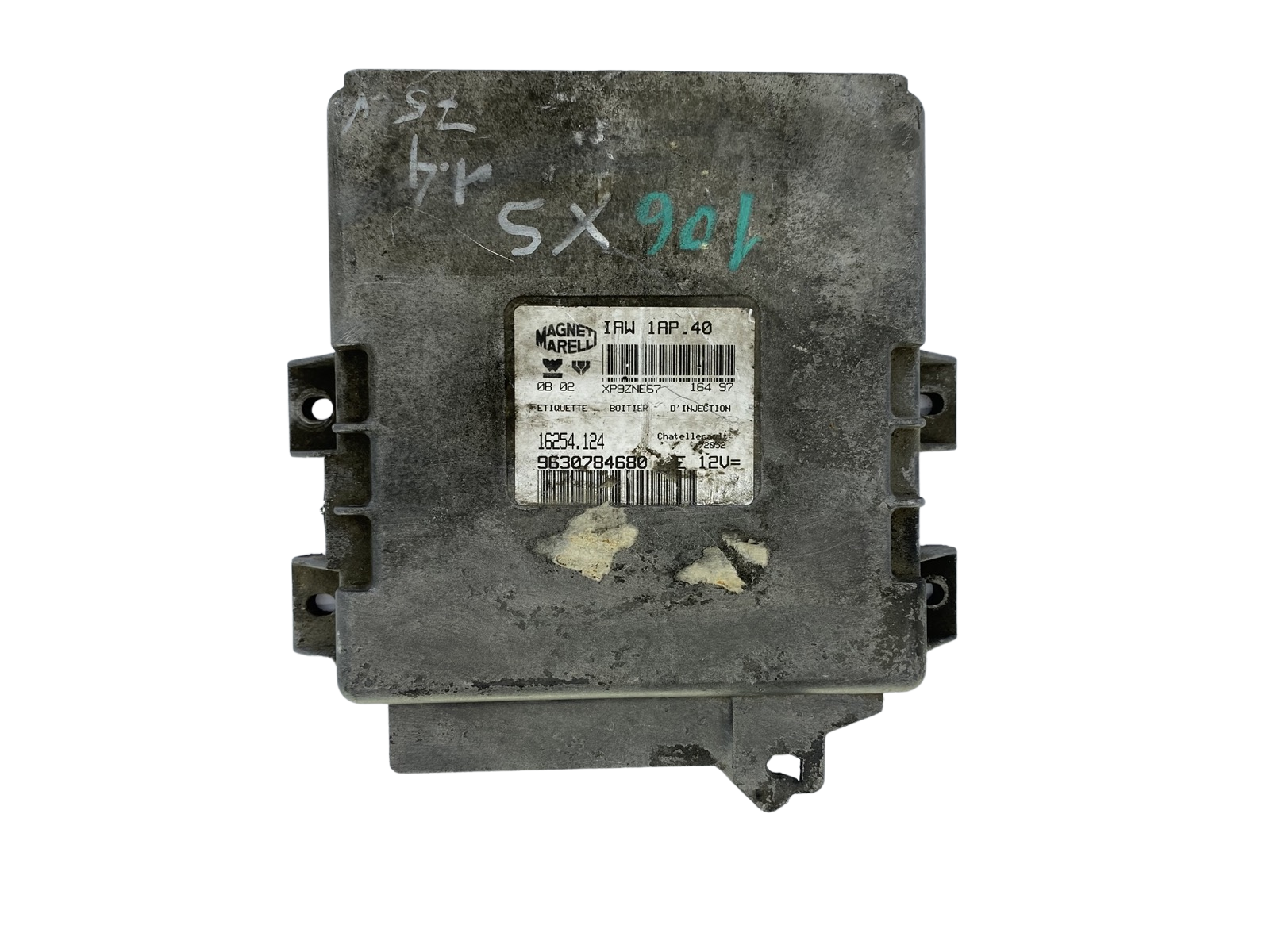 ECU Magneti Marelli 9630784680 16254.124 IAW 1AP.40 | eBay