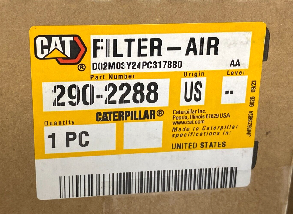 CATERPILLAR 290-2288 Cabin Air Filter | eBay