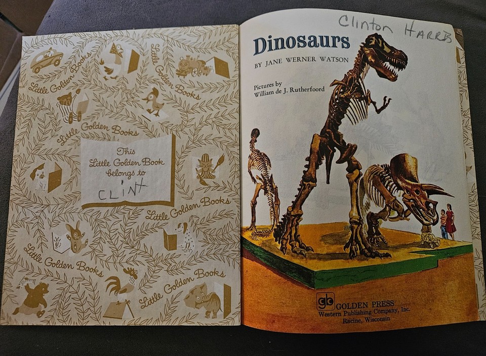Dinosaurs (A Little Golden Book) 1980 Vintage | eBay