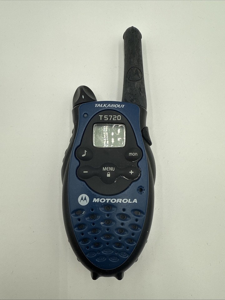 Motorola Talkabout T5720 2-Way Radio Walkie Talkies Blue/Black Portable ...