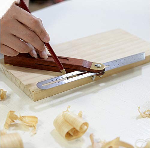 360 Degree Sliding T-Bevel Carpenters Angle Finder, Angle Ruler Wood ...