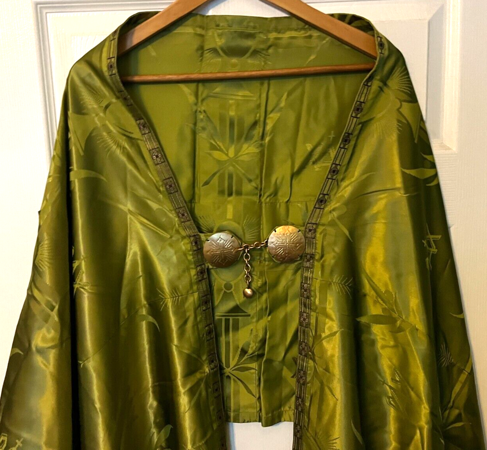 CATHOLIC PRIESTS GREEN "PAX" BROCADE & GOLD HUMERAL VEIL & CHALICE VEIL ...