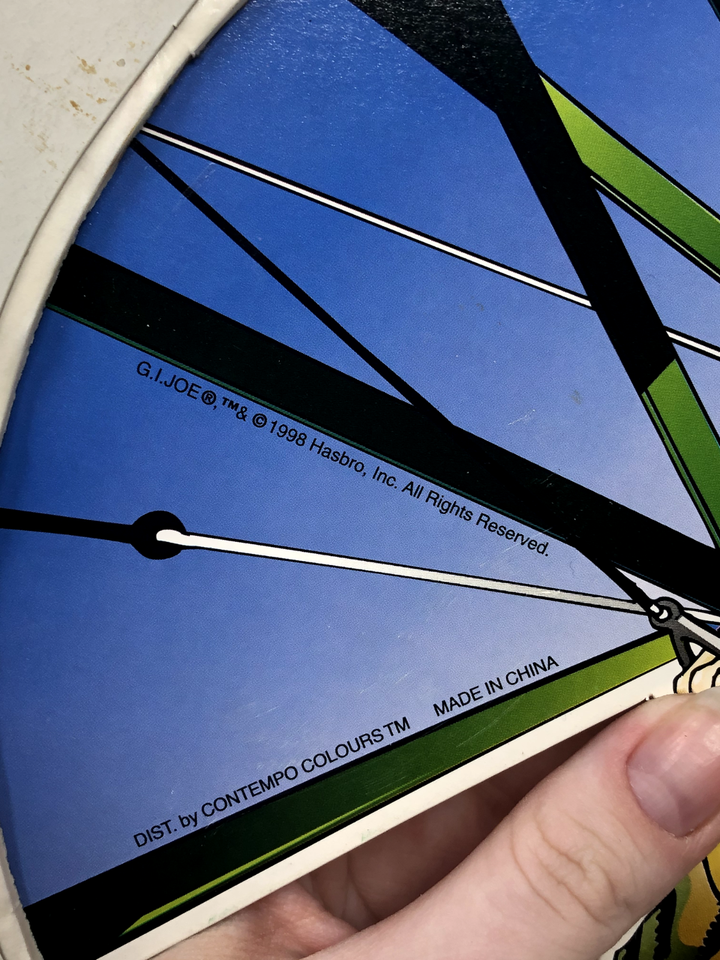 Rare Parachute GI Joe 1998 Cardboard Cut Out Fan Hasbro Contempo | eBay