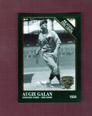 #1416 AUGIE GALAN, 1934 Chicago Cubs ~ 1995 Megacards/Conlon BEATING ...
