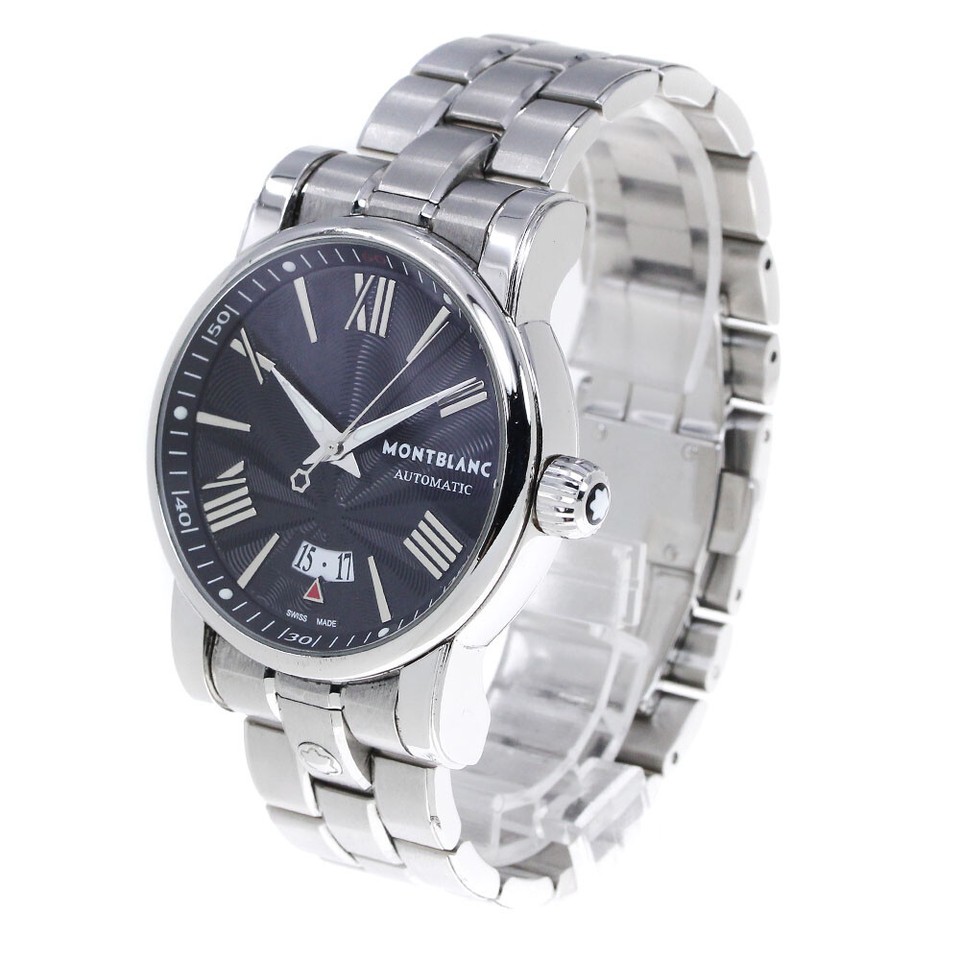 MONTBLANC Star 7102 Date Black Dial Automatic Men's Watch_829736 | eBay