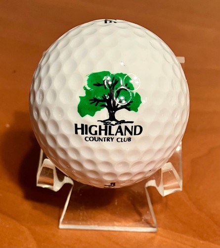 Vintage Highland Country Club Logo Golf Ball | eBay
