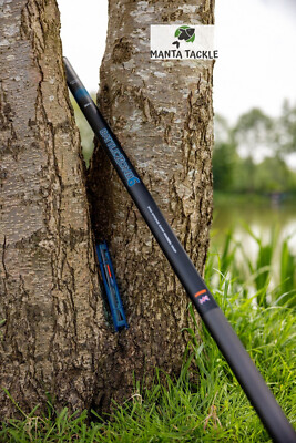 NEW Middy 6m Telescopic Lake Carp Strong Margin Whip Elasticated + 2 x ...