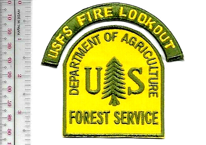 Fire Lookout US Forest Service USFS Fire Lookout Attendant Patch NO ...