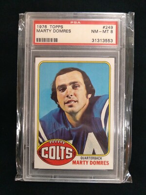 1976 Topps - Marty Domres - #249 NM - MT Graded PSA 8 | eBay