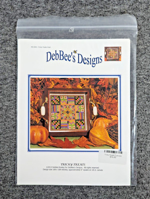 DebBee’s Designs "Tricky Treats" Needlepoint Pattern, Autumn Fall Harvest | eBay