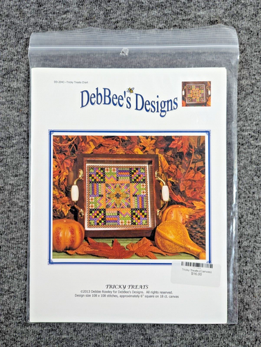 DebBee’s Designs "Tricky Treats" Needlepoint Pattern, Autumn Fall Harvest | eBay