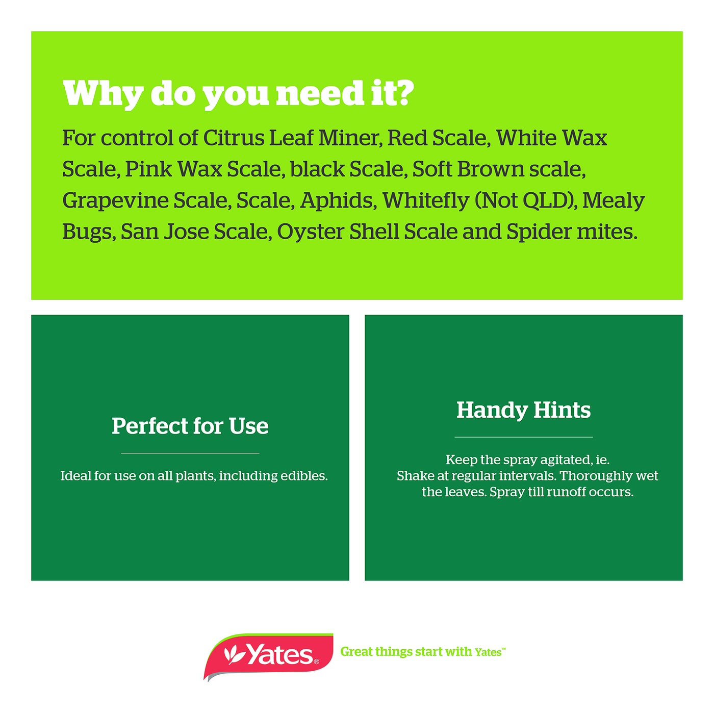 Insecticide YATES Pest Oil Insect Control Spray Concentrate 500ml for ...