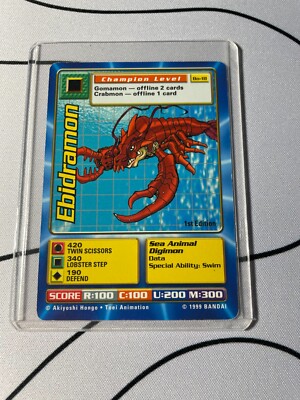 DIGIMON EBIDRAMON 1ST EDITION | eBay