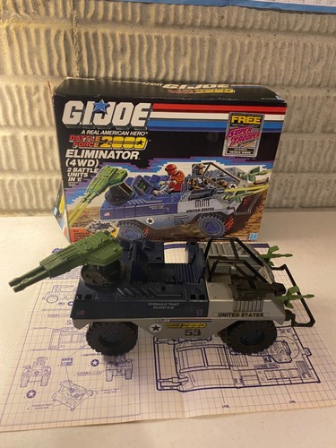 GI JOE Vintage BATTLE FORCE 2000 Vehicle ELIMINATOR with BOX 1987 | eBay