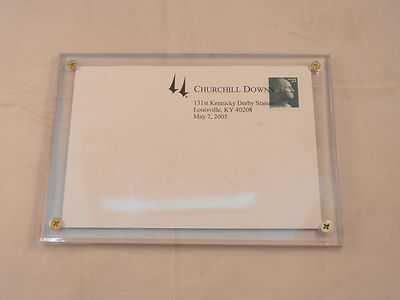 131ST KENTUCKY DERBY STATION "NEW" POST CARD WITH OFFICIAL SEAL - MAY 7 ...