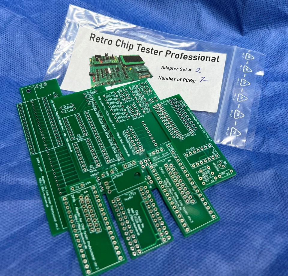 Retro Chip Tester Professional Adapters Set 2 - "Common ICs" | eBay