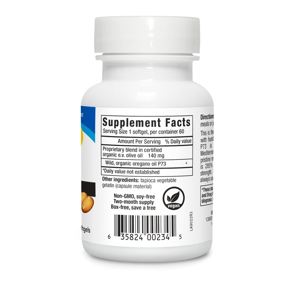 Super Strength Oreganol P73 Gelcaps 60 gels - Immune Support ...