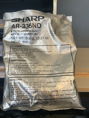 Genuine Sharp AR-336ND Black Developer AR250 AR280 AR285 AR286 AR287 ...