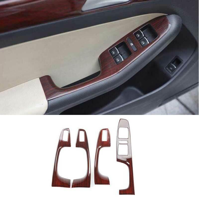 For Volkswagen Jetta 2012-2014 Red Wood Inner Decoration Full Set Cover ...