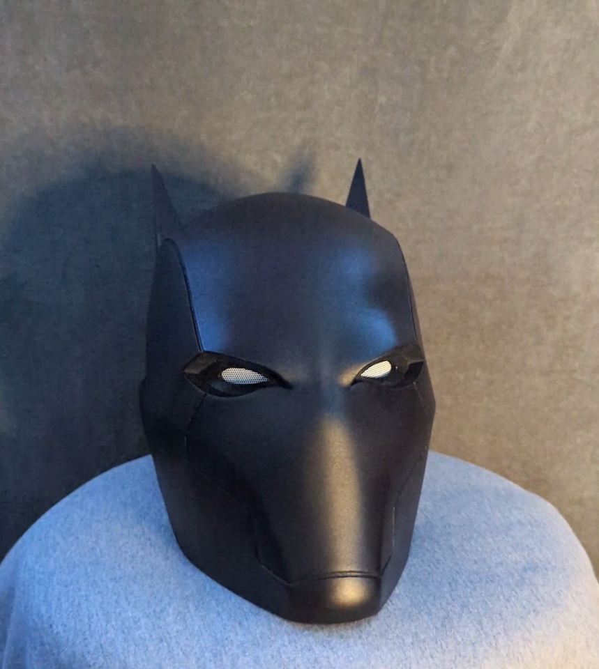 Batman Beyond Inspired Black Padded Cosplay Full Helmet Mask Cowl 3d ...