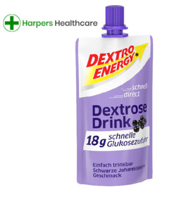 Dextro Energy Dextrose drink blackcurrant flavour 50ml-Pack of 4 ...