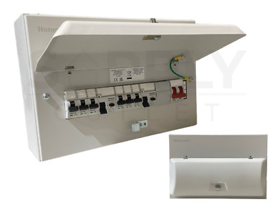 MK Honeywell 6 Way Populated White Metal Consumer Unit Fuse Board 6 ...