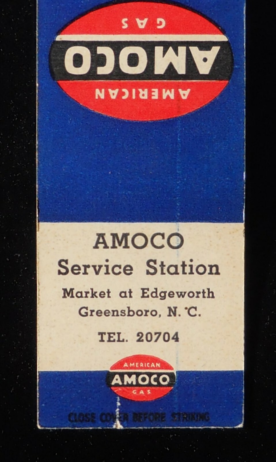 1940s Gas Amoco Service Station Market at Edgeworth Greensboro NC ...