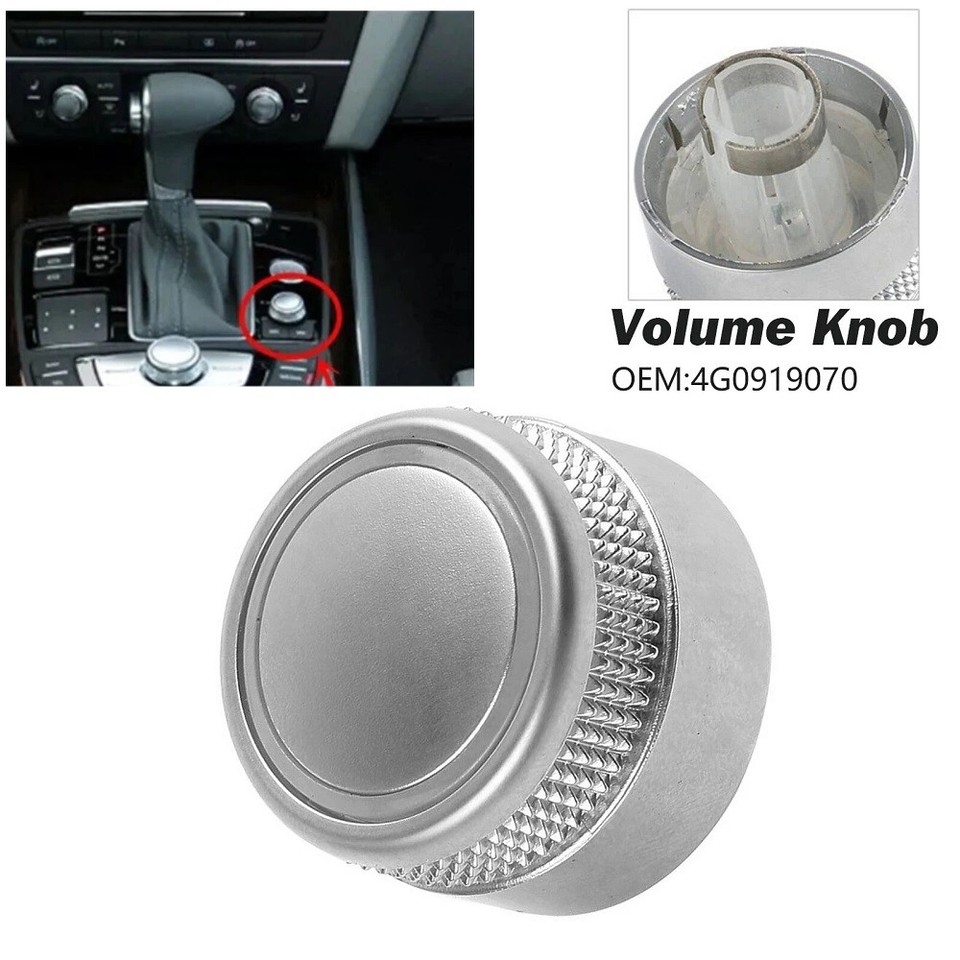 Lautstärkeregler MMI Alu Radio Knopf Drehknopf Für Audi A6/A7 4G0919070 ...