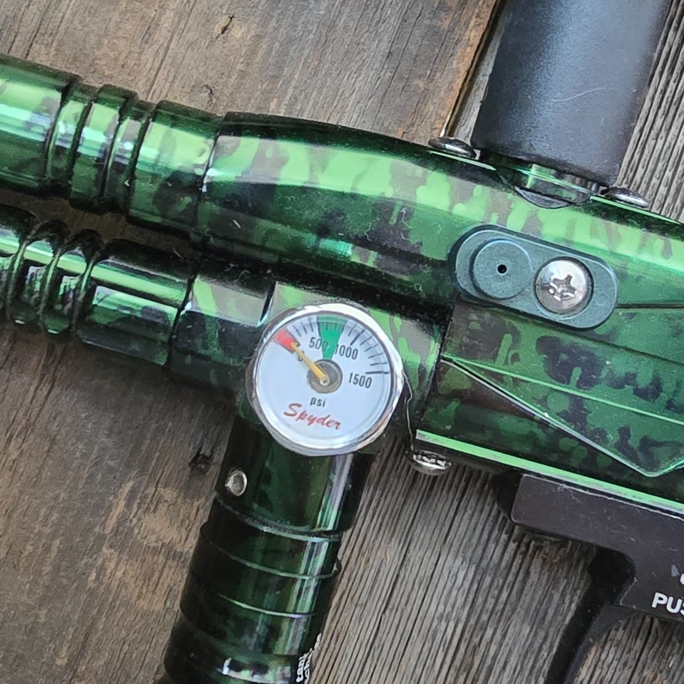 Spyder Rodeo Semi-Automatic Paintball Gun Paint Ball Marker w/ Hopper ...