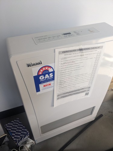 Gas Heater Rinnai RHFE-309FT2 LPG With Flu Kit | eBay Australia