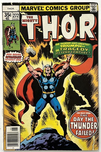 Thor #272 - Marvel Comics 1978 - VG - 1st Appearance of Skrymir - KEY ...