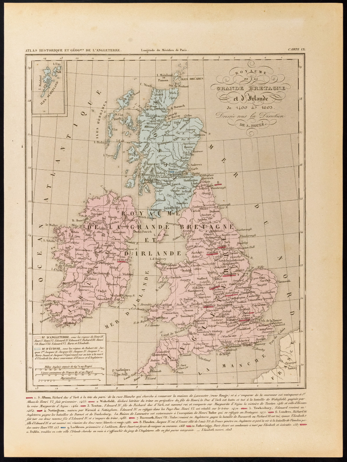 1859. Kingdom of Great Britain and Ireland. Antique Map | eBay UK