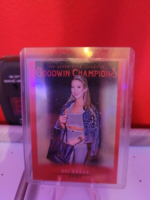 BRI BAKER 2021 UPPER DECK GOODWIN CHAMPIONS PLATINUM RED CHEF | eBay