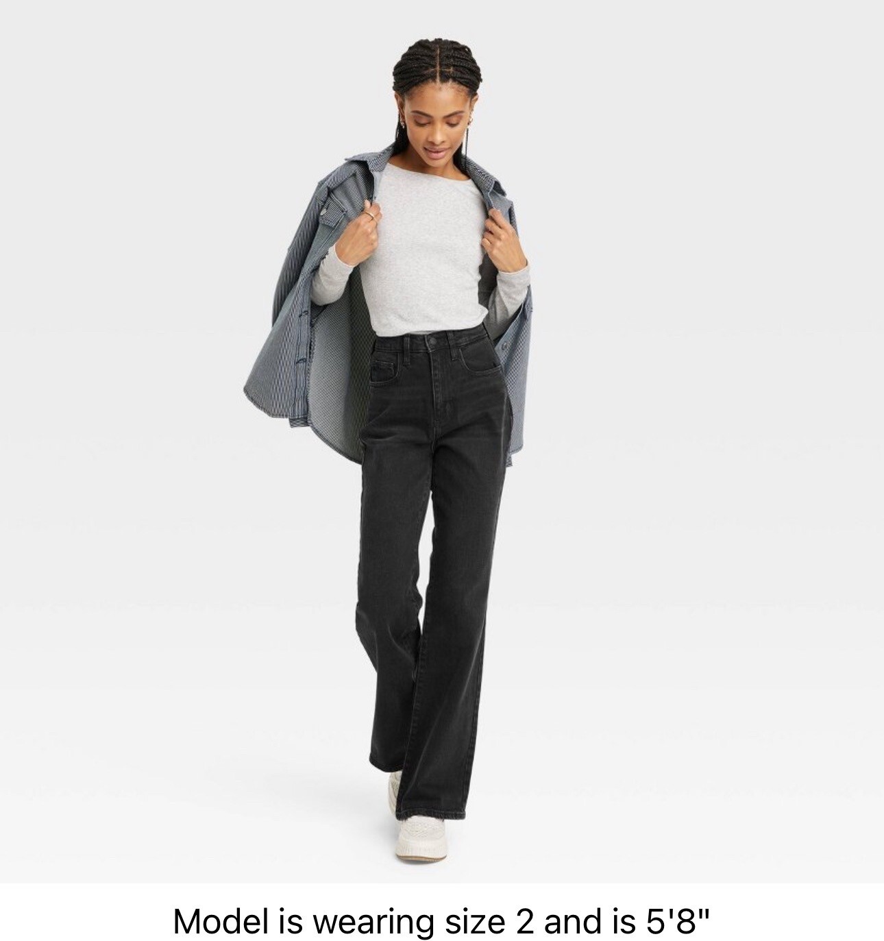 Women's High-Rise Flare Jeans - Universal Thread Black Regular 8 | eBay